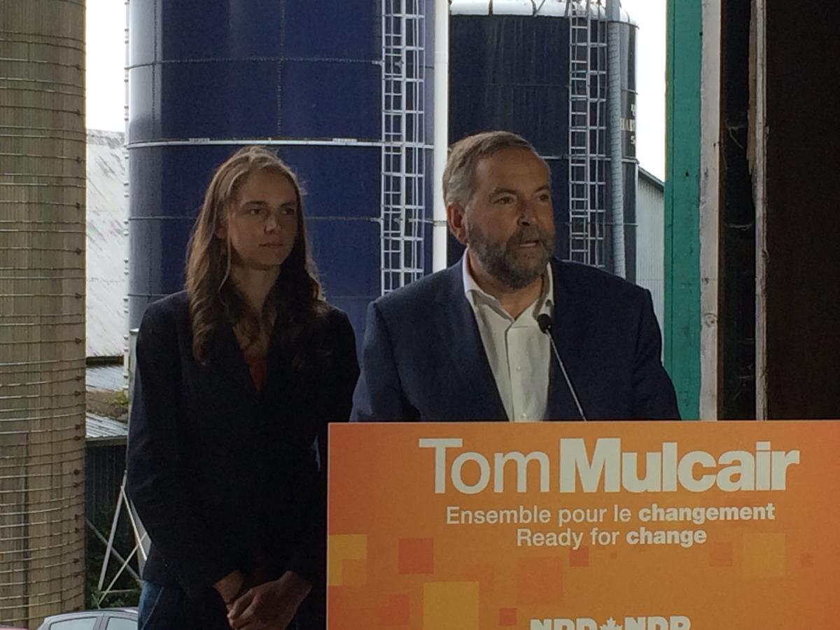 Mulcair veut bâtir des collectivités agricoles durables et prospères ...