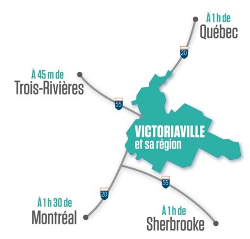 La nouvelle appellation Victoriaville et sa région est reconnue par 87% ...