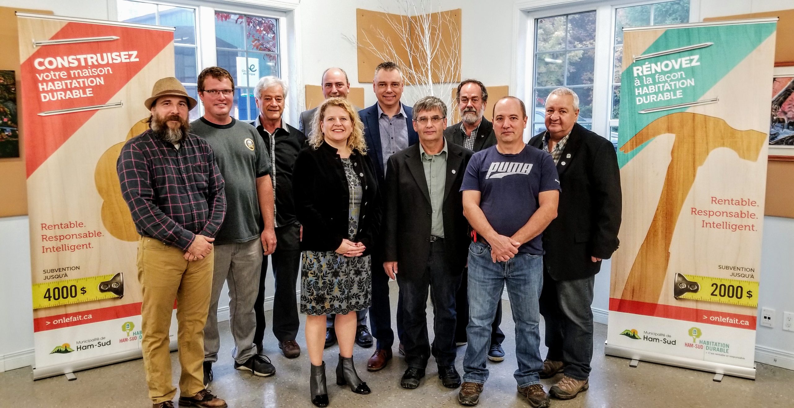 Lancement du programme « Ham-Sud Habitation durable » - La Nouvelle Union et L’Avenir de l’Érable