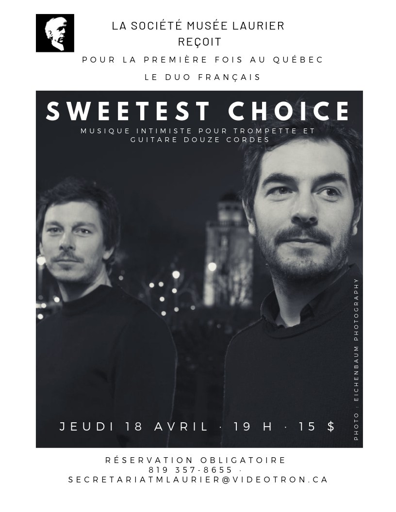 Le Musée Laurier accueille Sweetest Choice - La Nouvelle Union et L ...