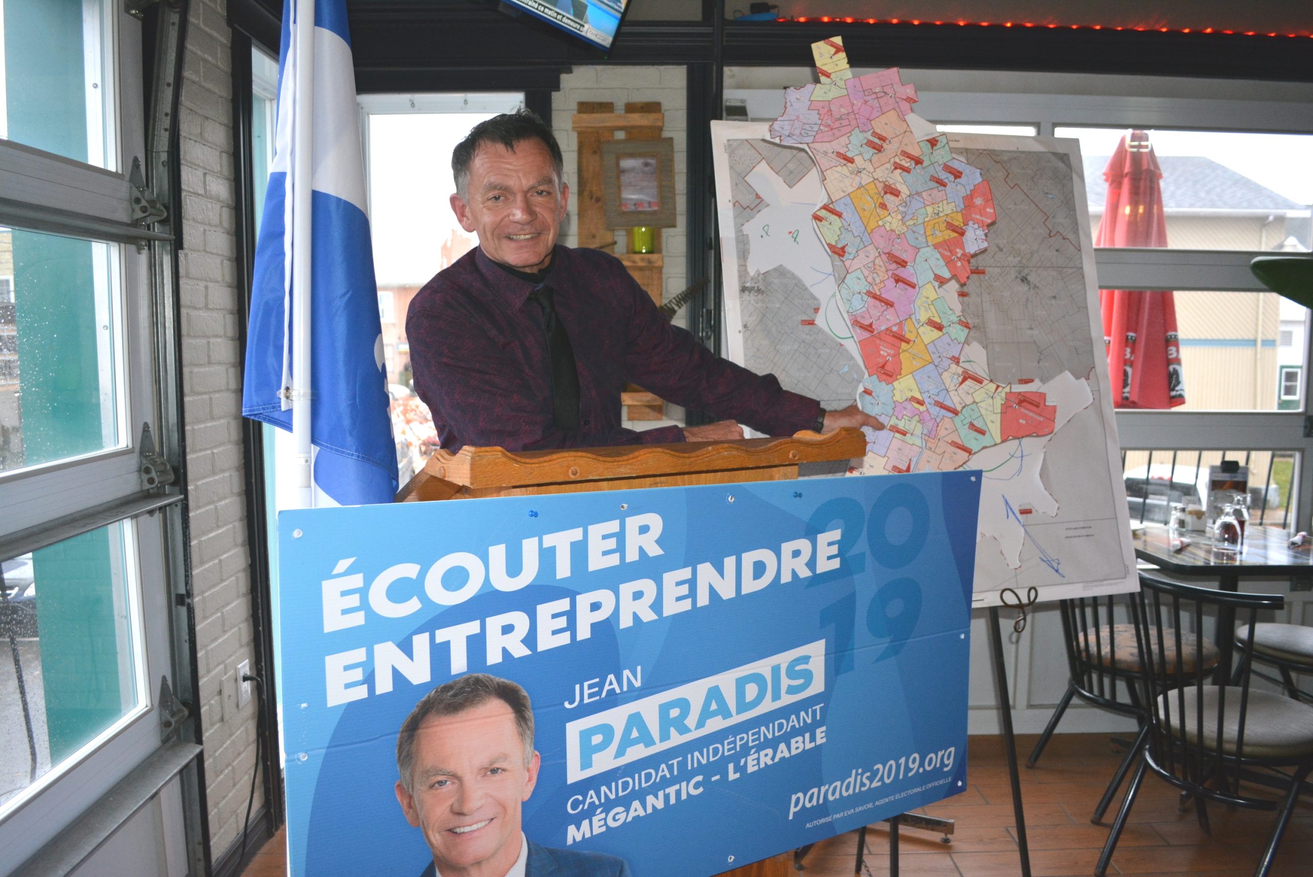 Jean Paradis en fin de campagne - La Nouvelle Union et L’Avenir de l’Érable
