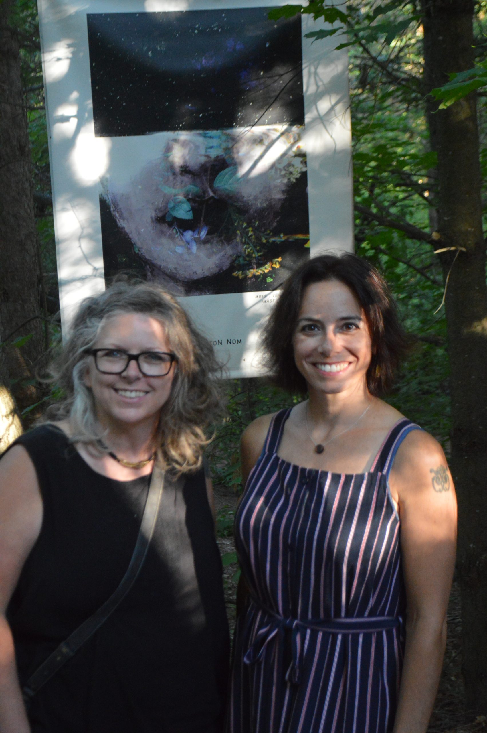 Exposition en plein air : «Entre la page et la forêt, un peu de vent ...