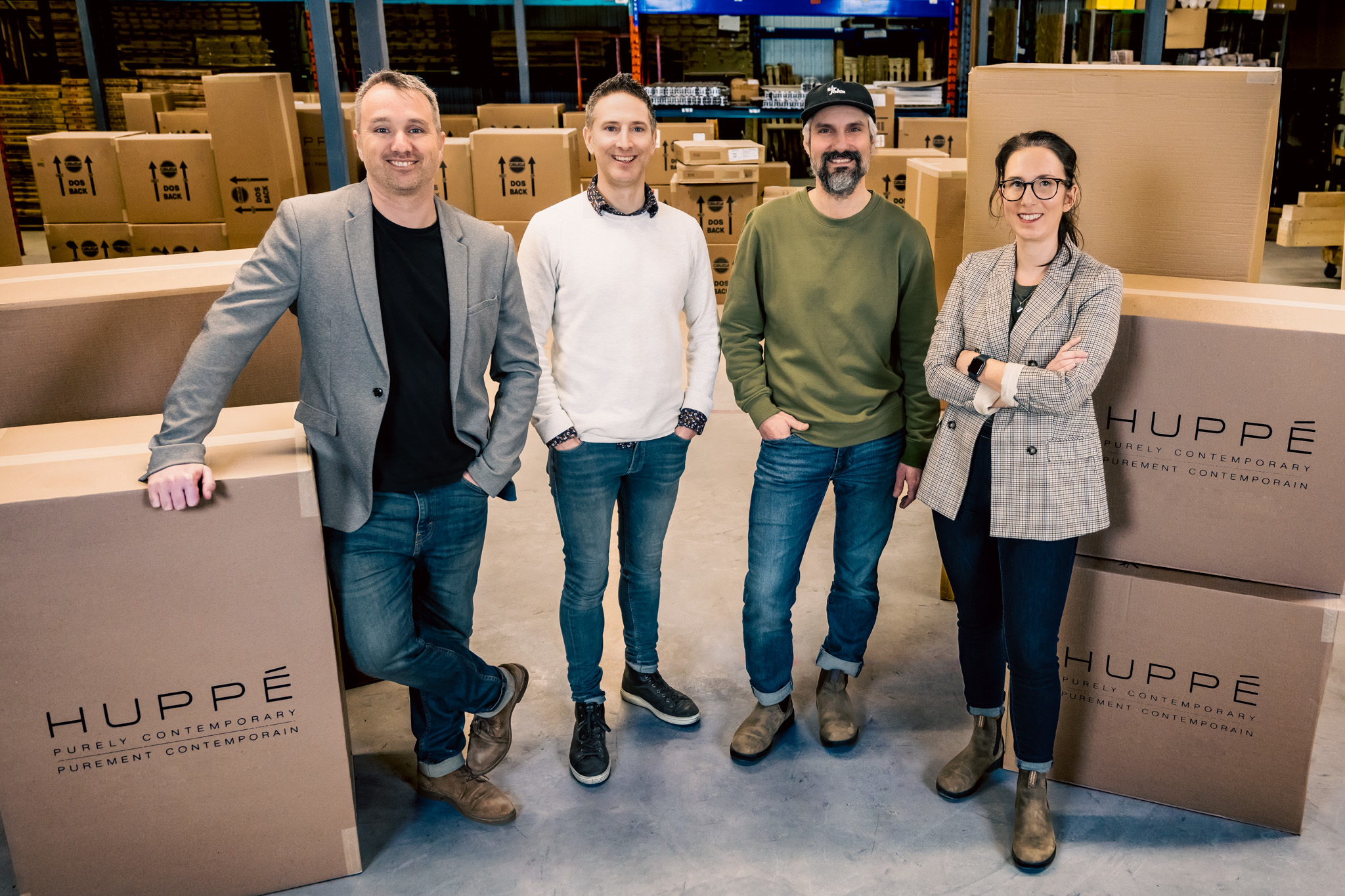 Un trio à la tête de l'entreprise Huppé Meubles - La Nouvelle Union et ...