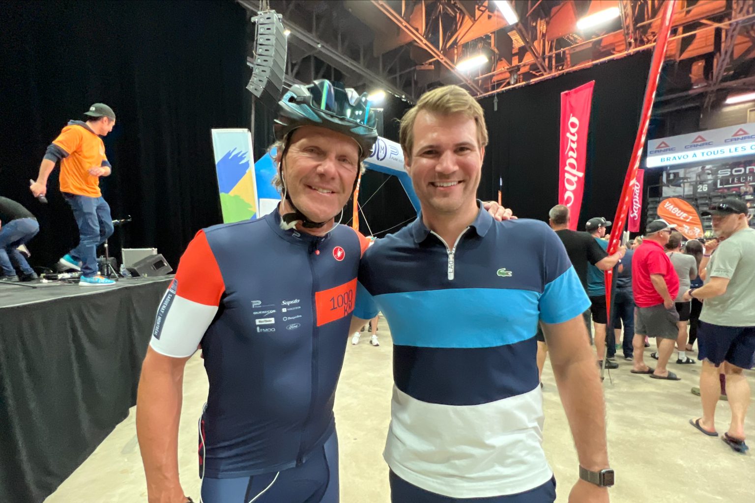 Une visite remarquée du Grand Défi Pierre Lavoie à Victoriaville - La ...