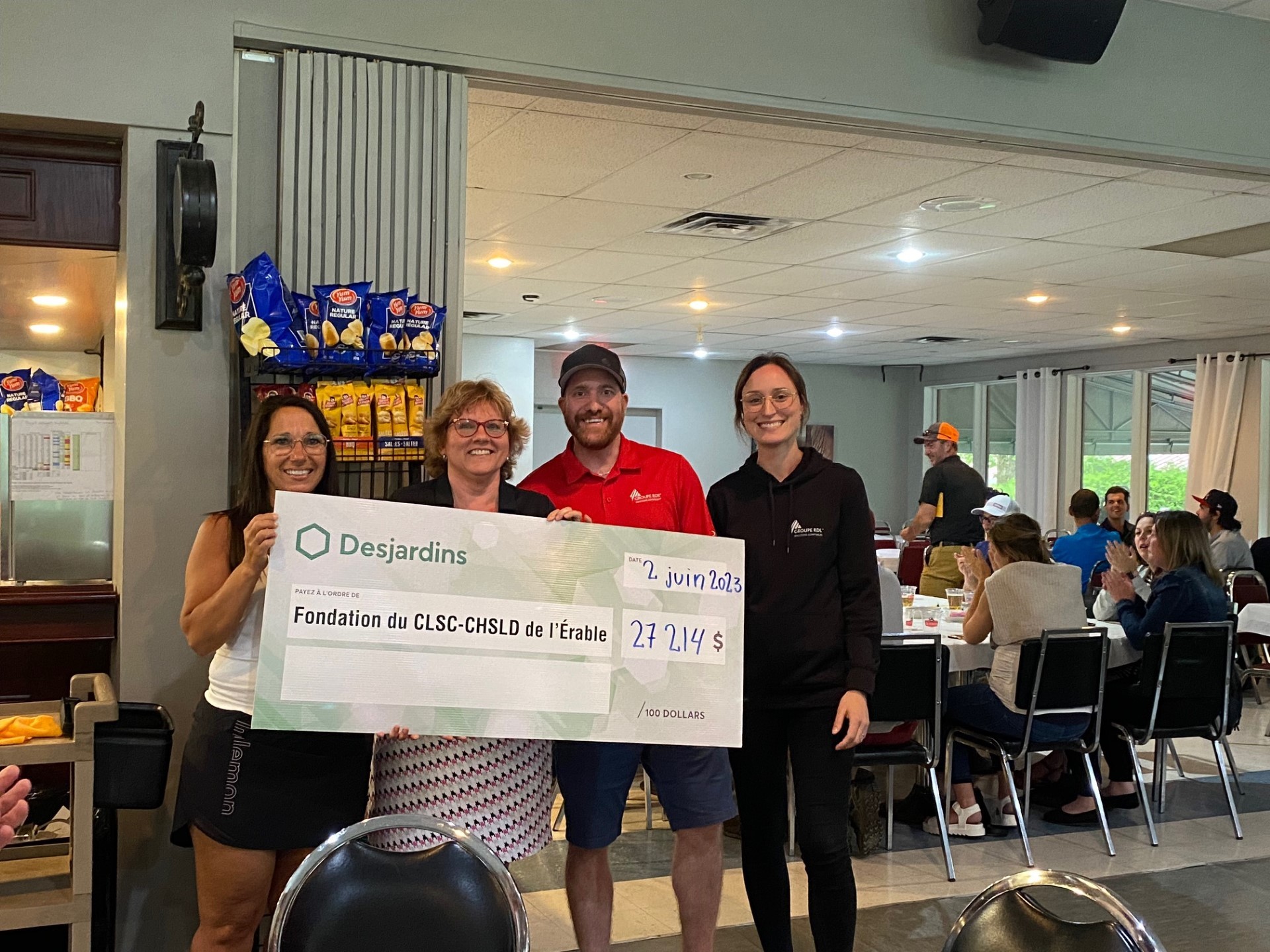 Un peu plus de 27 000 $ pour le Tournoi de golf de la Fondation du CLSC ...