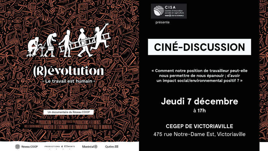 Le documentaire (R)évolution – le travail est humain présenté à Victo - La Nouvelle Union et L ...