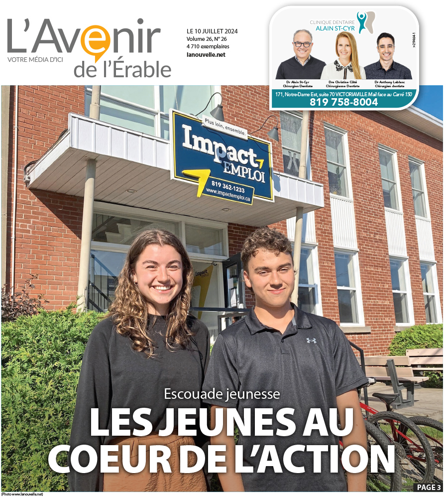 10 juillet 2024 - La Nouvelle Union et L’Avenir de l’Érable