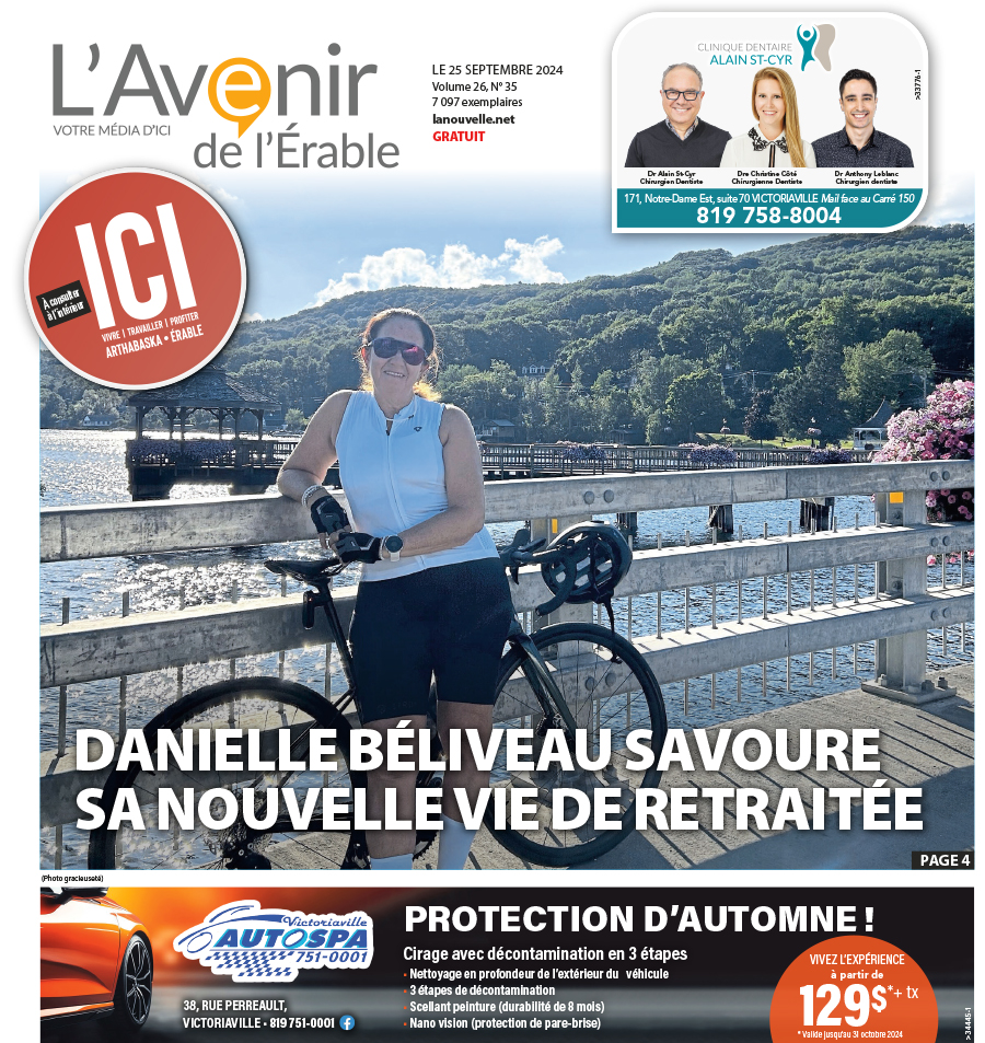 25 septembre 2024 - La Nouvelle Union et L’Avenir de l’Érable