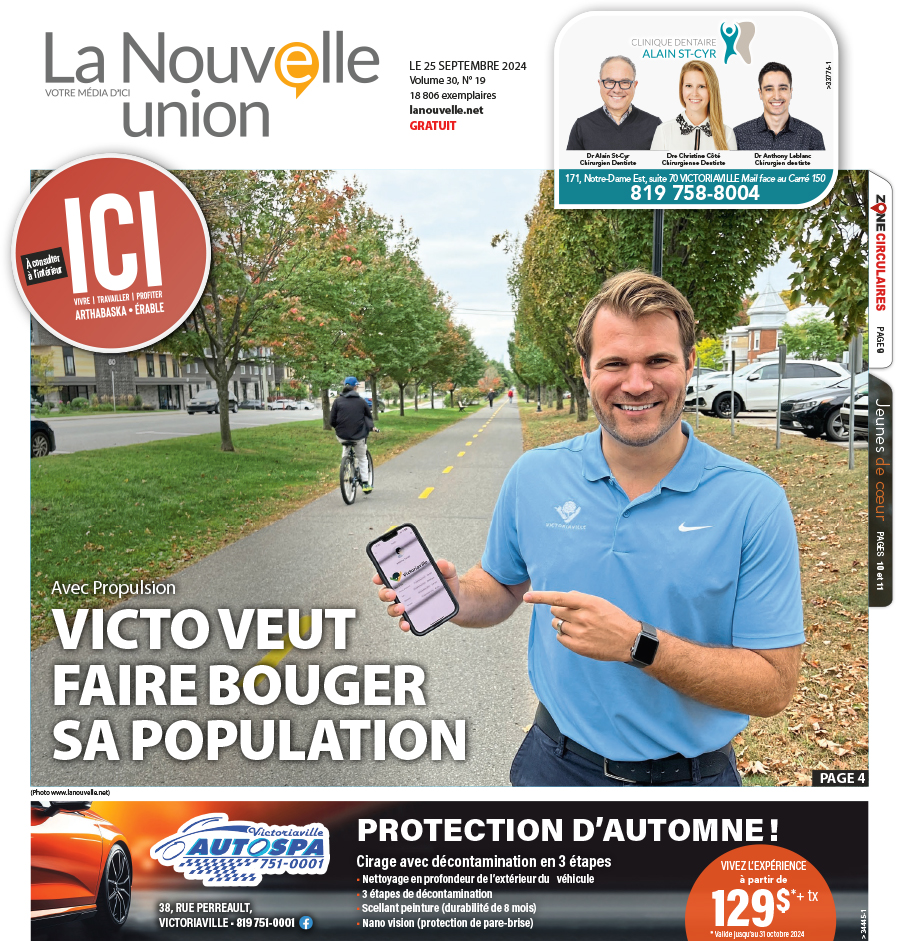 25 septembre 2024 - La Nouvelle Union et L’Avenir de l’Érable