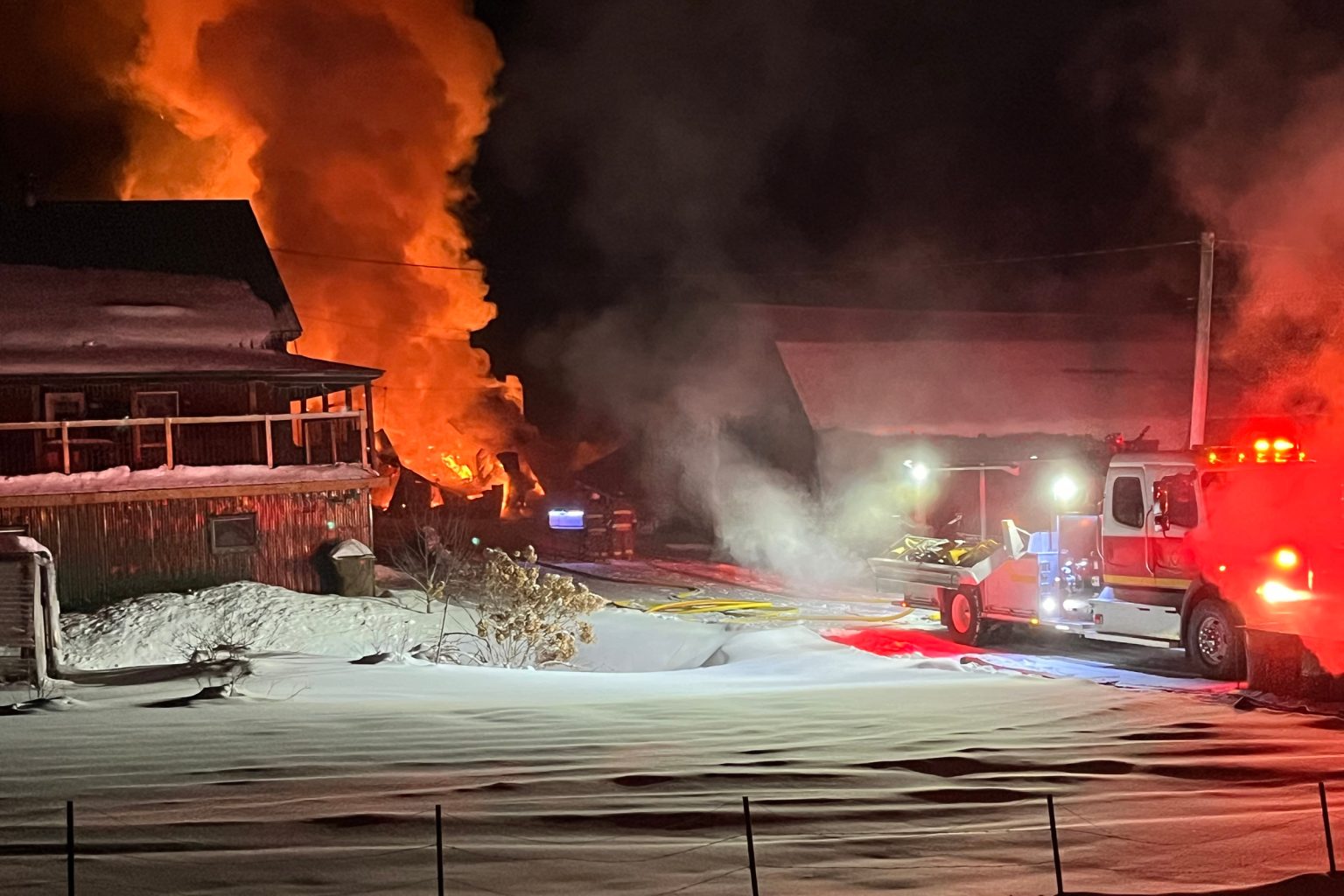 Feu à Saint-Christophe-d'Arthabaska : possiblement une cause électrique ...